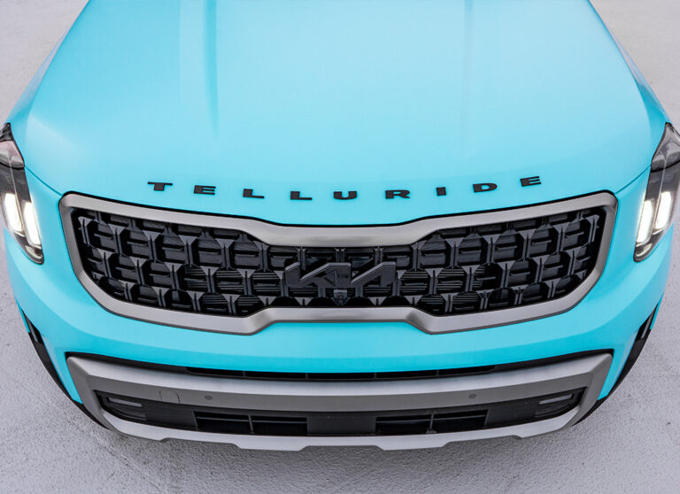 2023 Kia Telluride – Custom Lowered Cyan Blackout Build – VIP Auto ...