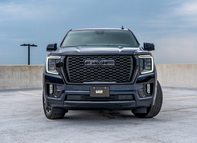 Midnight Blue 2023 GMC Yukon Denali Chrome Delete – VIP Auto ...