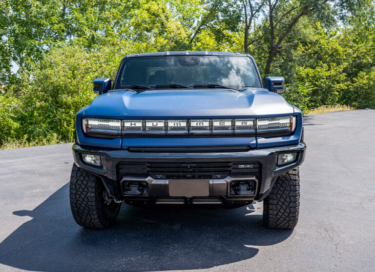 Wrapping the 2024 Hummer EV Super Truck Satin Blue – VIP Auto ...