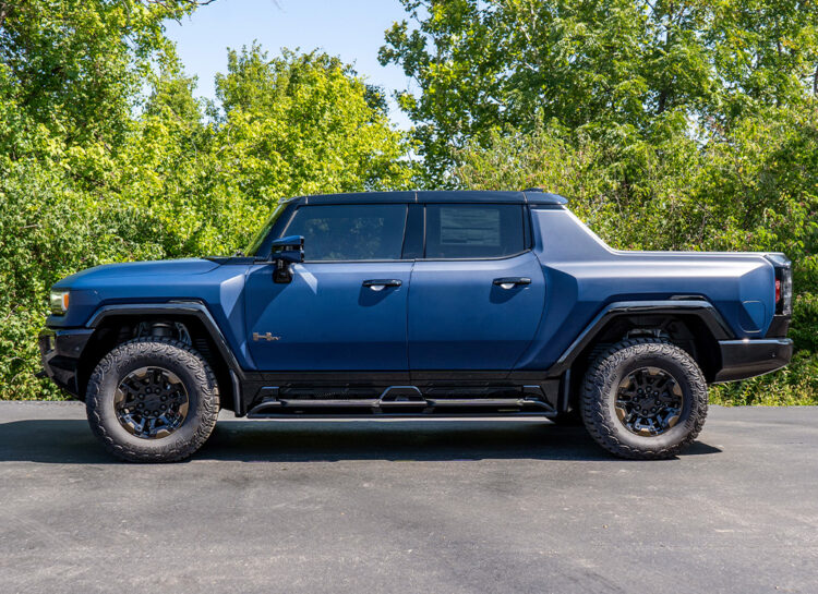 Wrapping the 2024 Hummer EV Super Truck Satin Blue – VIP Auto ...